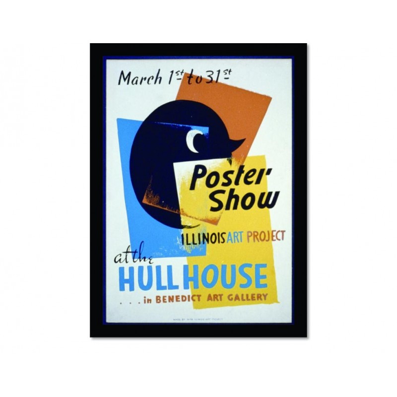 Quadro Poster Propaganda Show Hullhouse